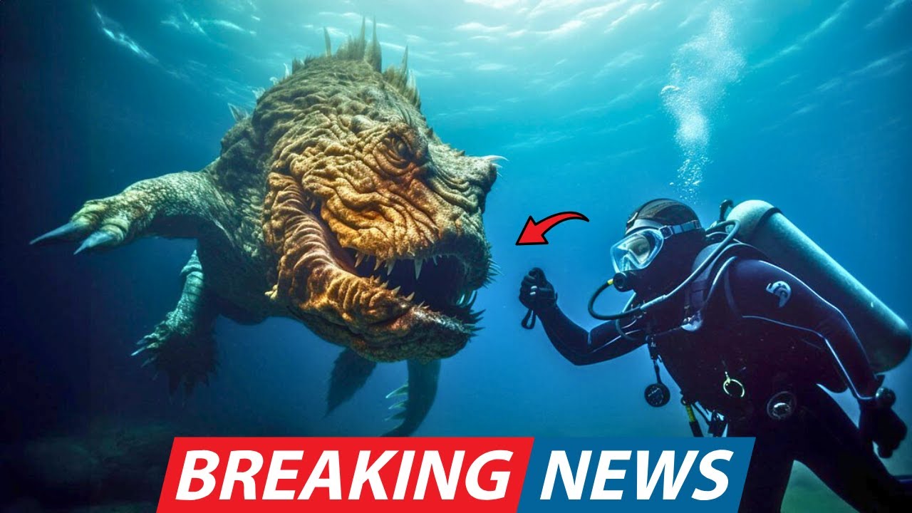 Terrified Diver Filmed a Massive Ancient Predator Alive and Experts Now ...