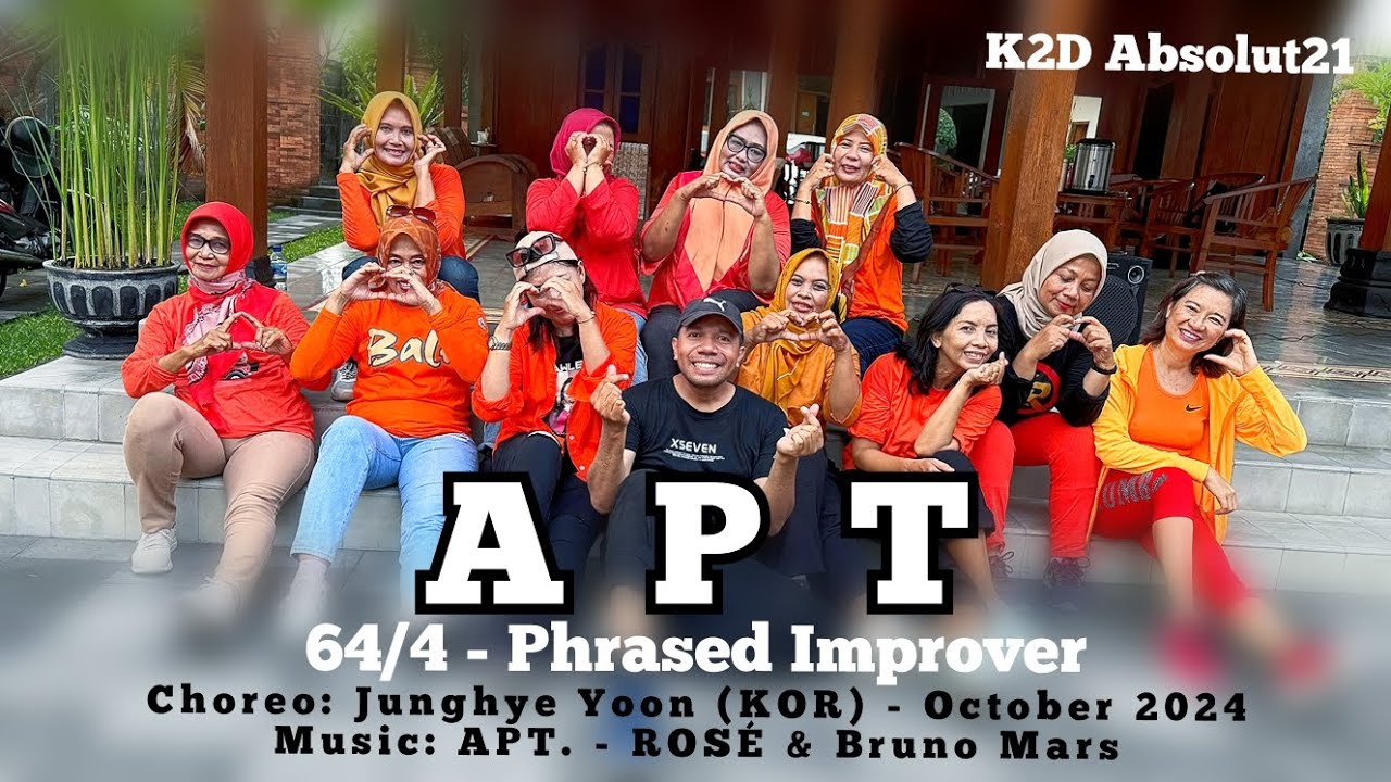 APT Line Dance | Phrased Improver | Junghye Yoon (KOR ...