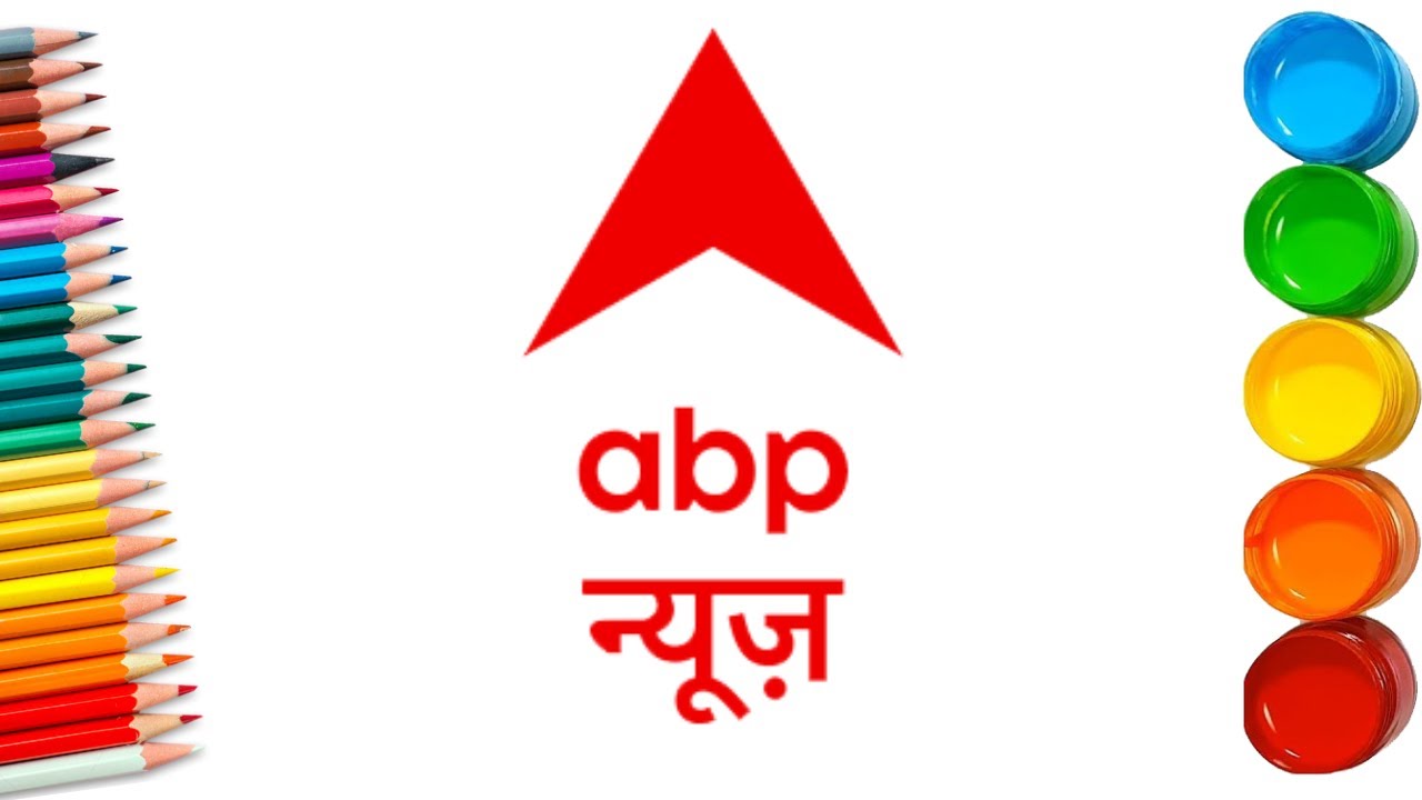 How to draw ABP news hindi logo | ABP news live - YouTube