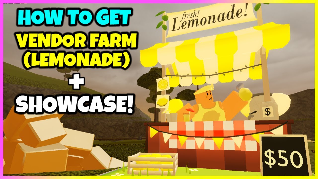 NEW CODE To Get VENDOR FARM (LEMONADE) SKIN in TOWER DEFENSE SIMULATOR ...