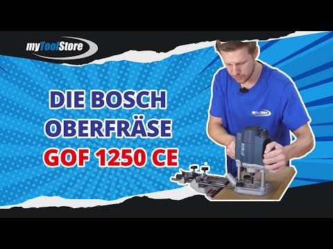 Jetzt haben wir sie! Die Bosch Oberfräse GOF 1250 CE | myToolStore