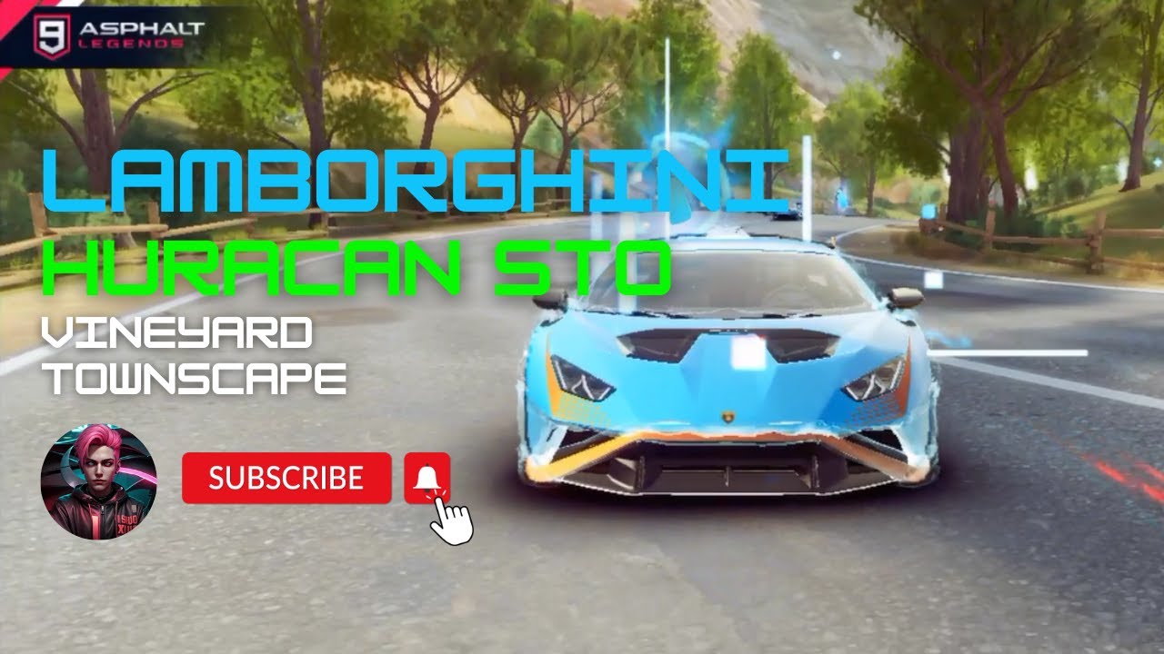Neon Flash: Asphalt 9's Vineyard Townscape with the Lamborghini Huracan ...