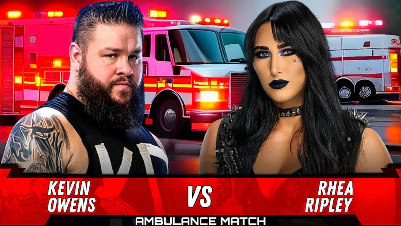 Kevin Owens vs. Rhea Ripley - Ambulance Match | WWE Raw Highlights ...