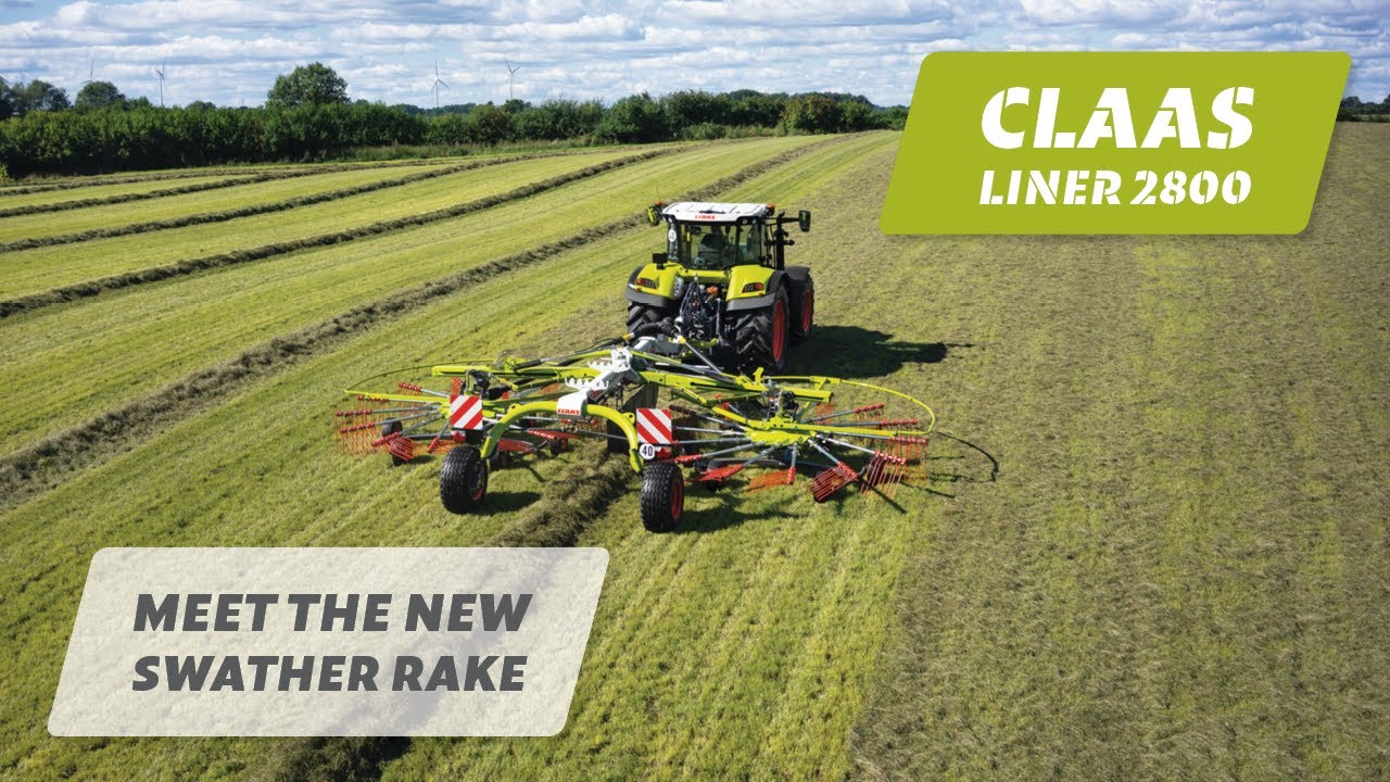 CLAAS LINER 2800 TREND Swather | CLAAS Harvest Centre - YouTube