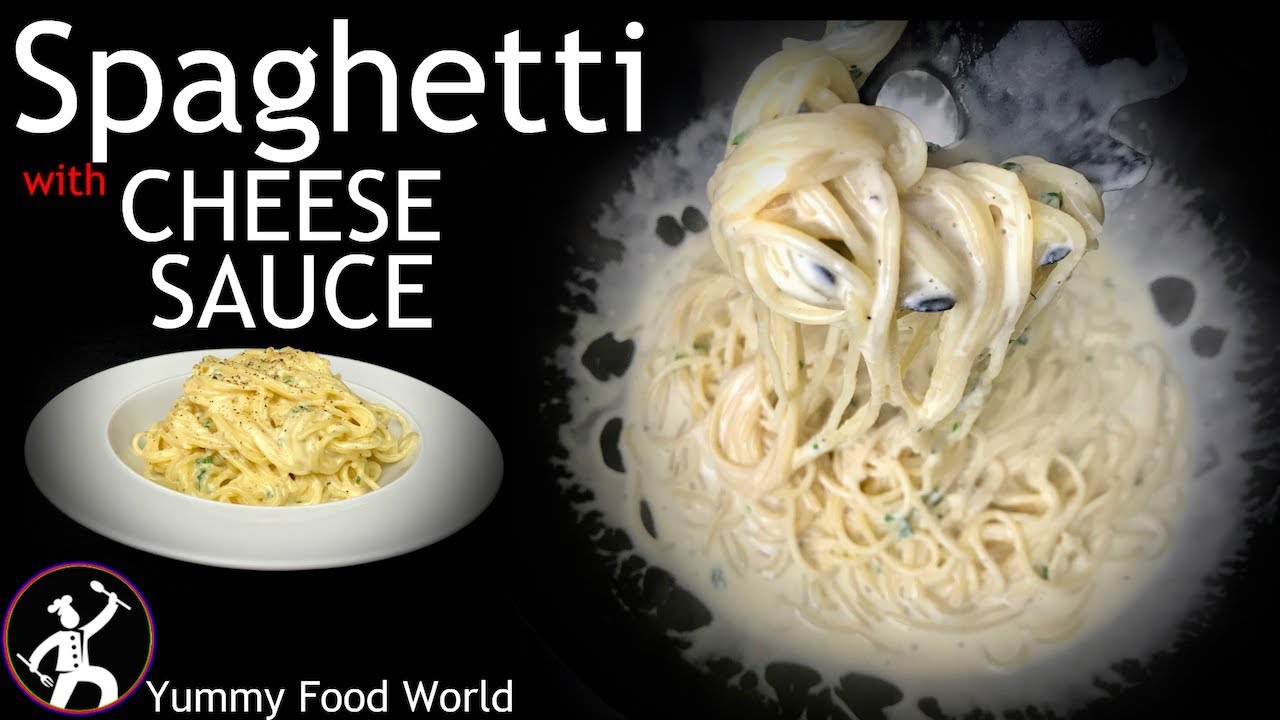 Spaghetti with the best and easiest CHEESE sauce - Tasty food recipes ...