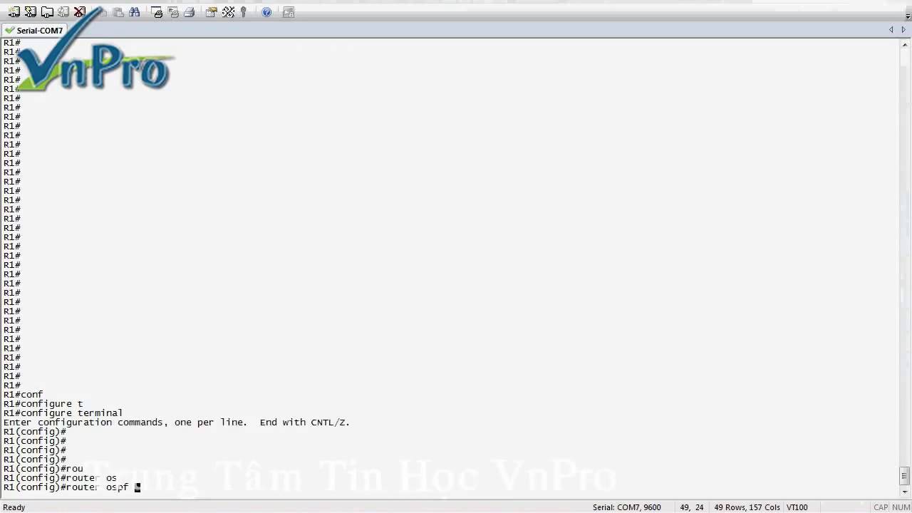 VnPro Bài Lab Route OSPF Part 1 avi - YouTube