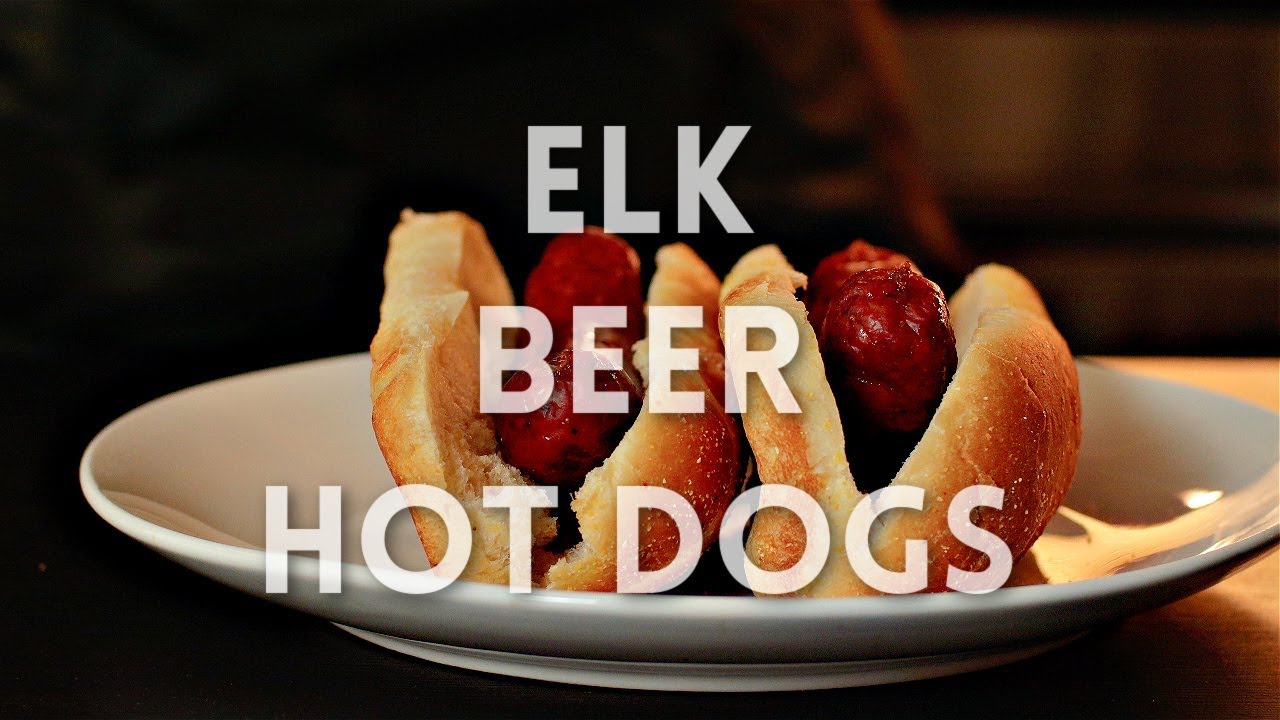 Elk Hot Dogs Soaked In Beer - YouTube