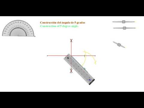 CONSTRUCCIÓN DEL ÁNGULO DE 5 GRADOS - CONSTRUCTION OF THE 5 DEGREE ...