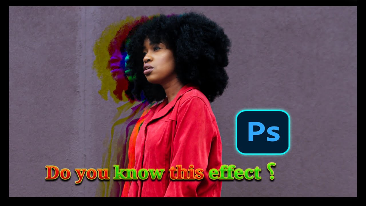 Repeat the multi-color effect to the model In photoshop - YouTube