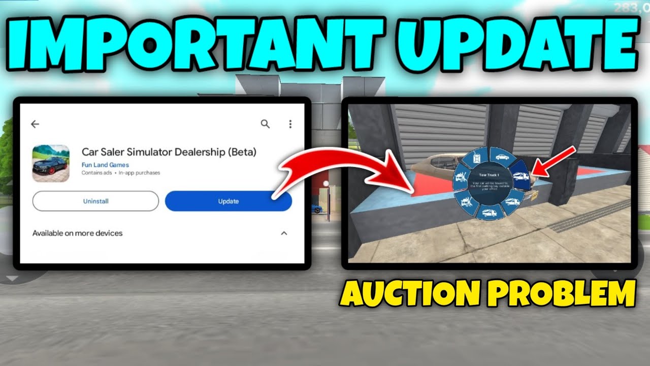IMPORTANT UPDATE IN CAR FOR SALE SIMULATOR DEALERSHIP || NEW UPDATE ...