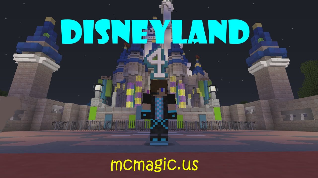 Disneyland In Minecraft:: McMagic Montage - YouTube