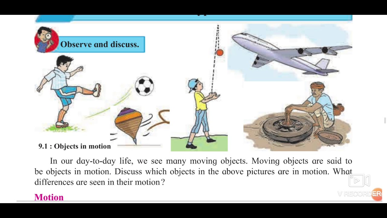 6th std / Science / lesson no 9 /Motion and types of motion - YouTube