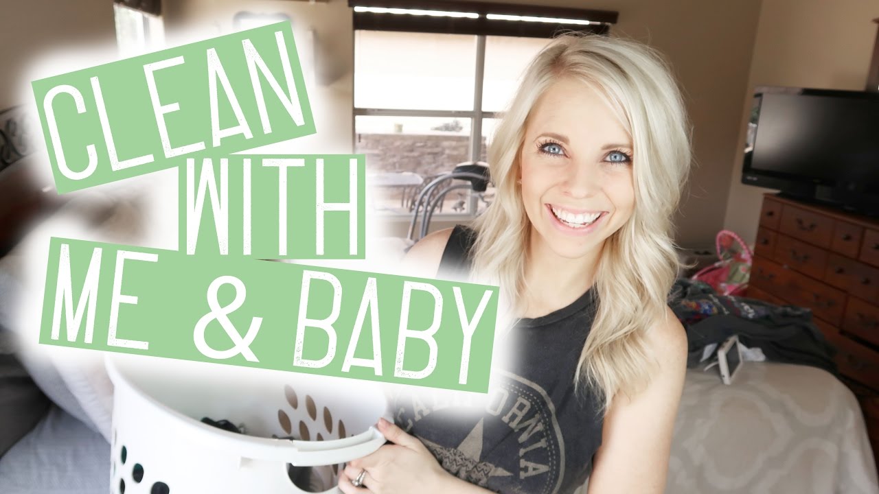 HOW TO CLEAN YOUR ROOM WITH A BABY / Clean with me! - YouTube