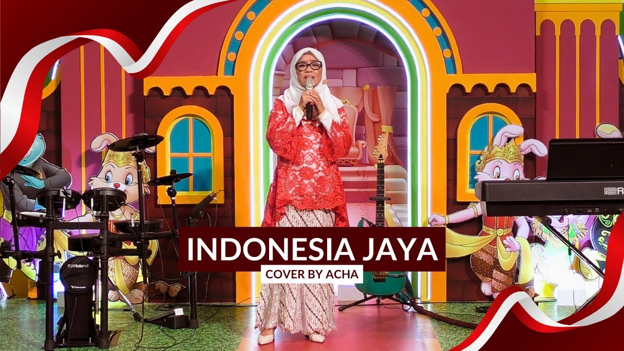 Indonesia Jaya - Cover by Acha | Live Performance at Independence Day ...