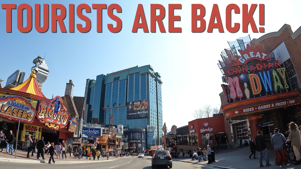 Tourists Return To Niagara Falls For March Break 2022 - Clifton Hill ...