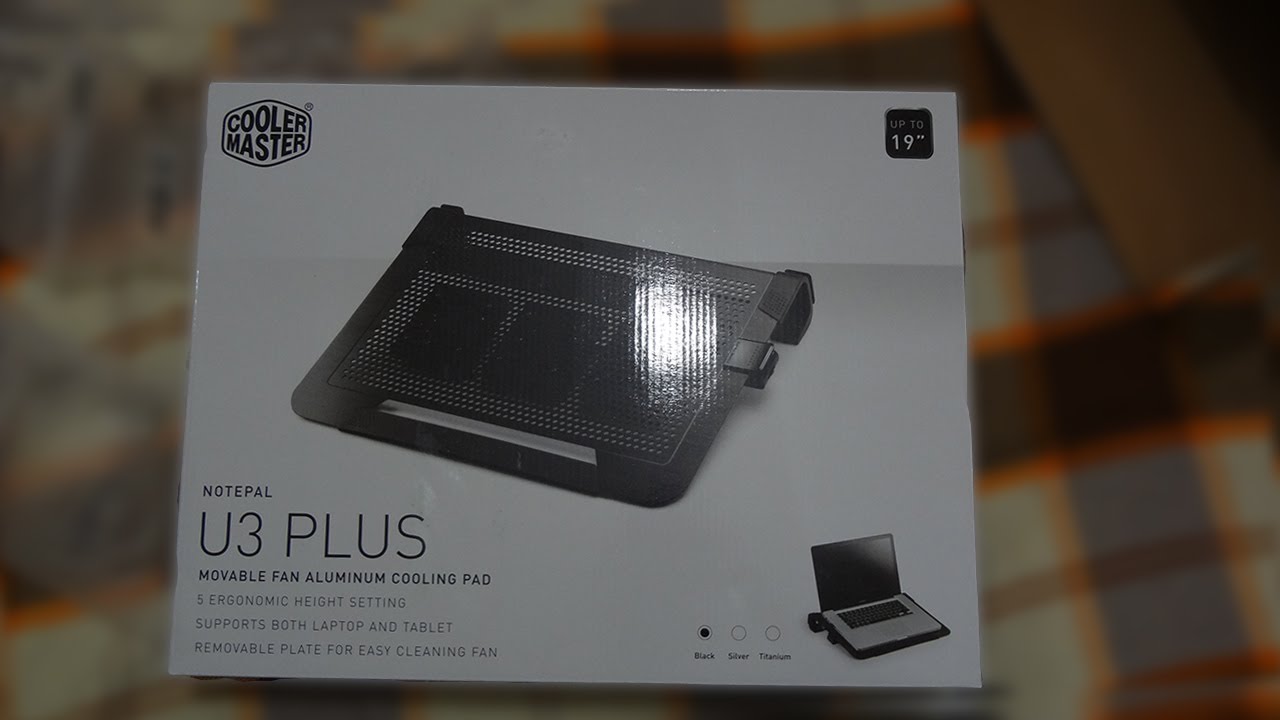 Cooler Master NotePal U3 PLUS Coolpad UnBoxing - YouTube