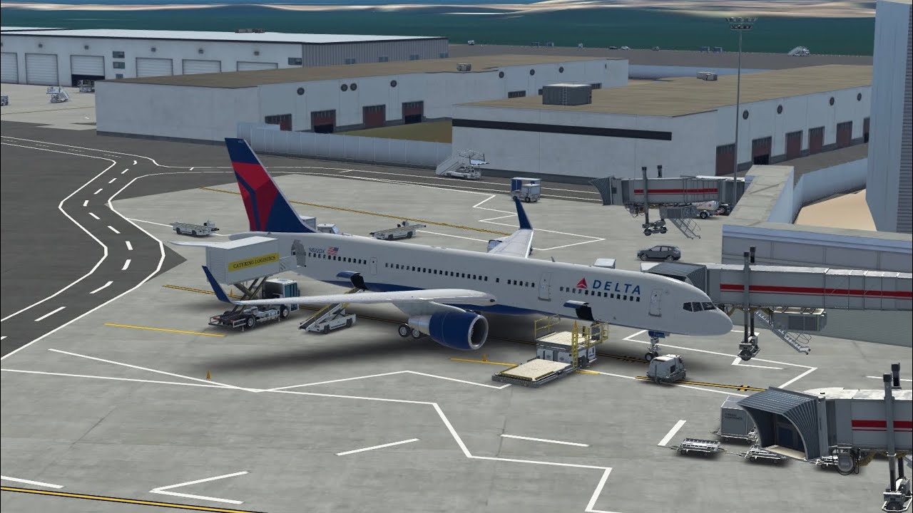 Infinite Flight, Boston to Los Angeles Delta Airlines 757-200 - YouTube