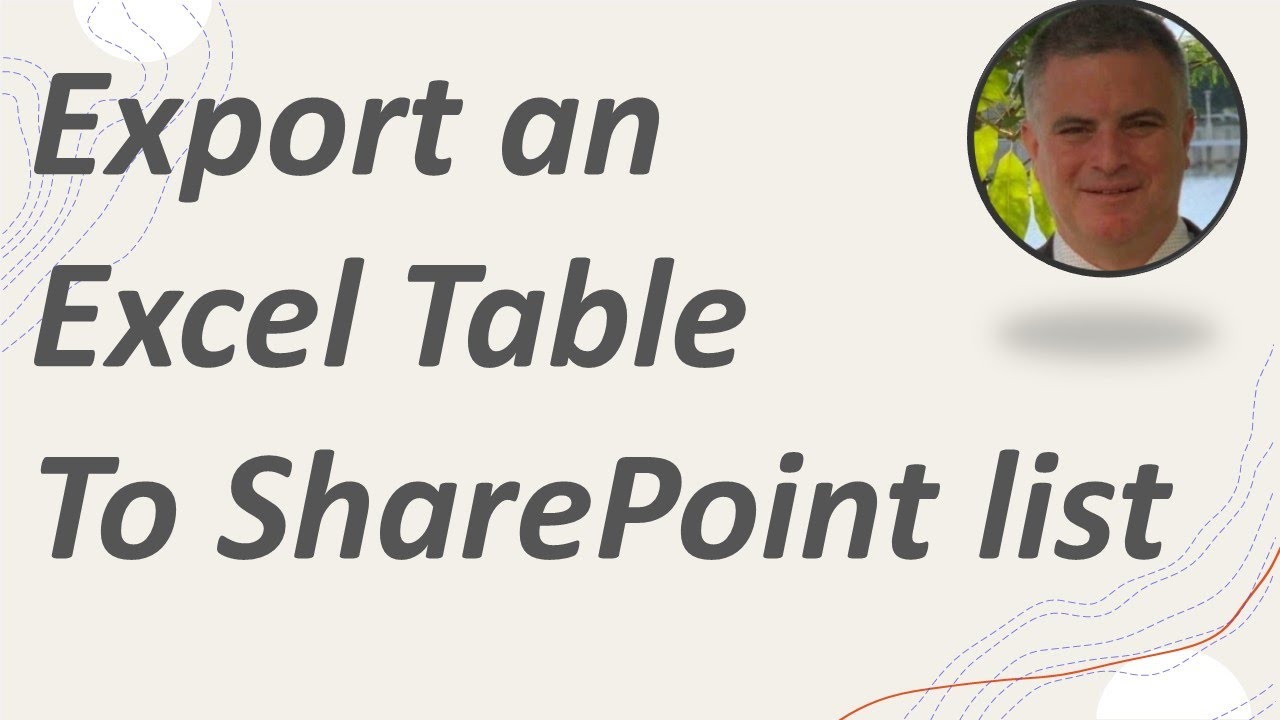 How To Export An Excel Table To SharePoint List Via Excel YouTube How To Export An Excel Table To SharePoint List Via Excel YouTube