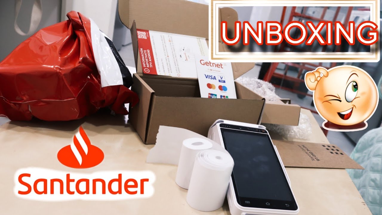 TPV : Unboxing de DATAFONO SANTANDER | la Mejor Terminal para Negocio? - YouTube