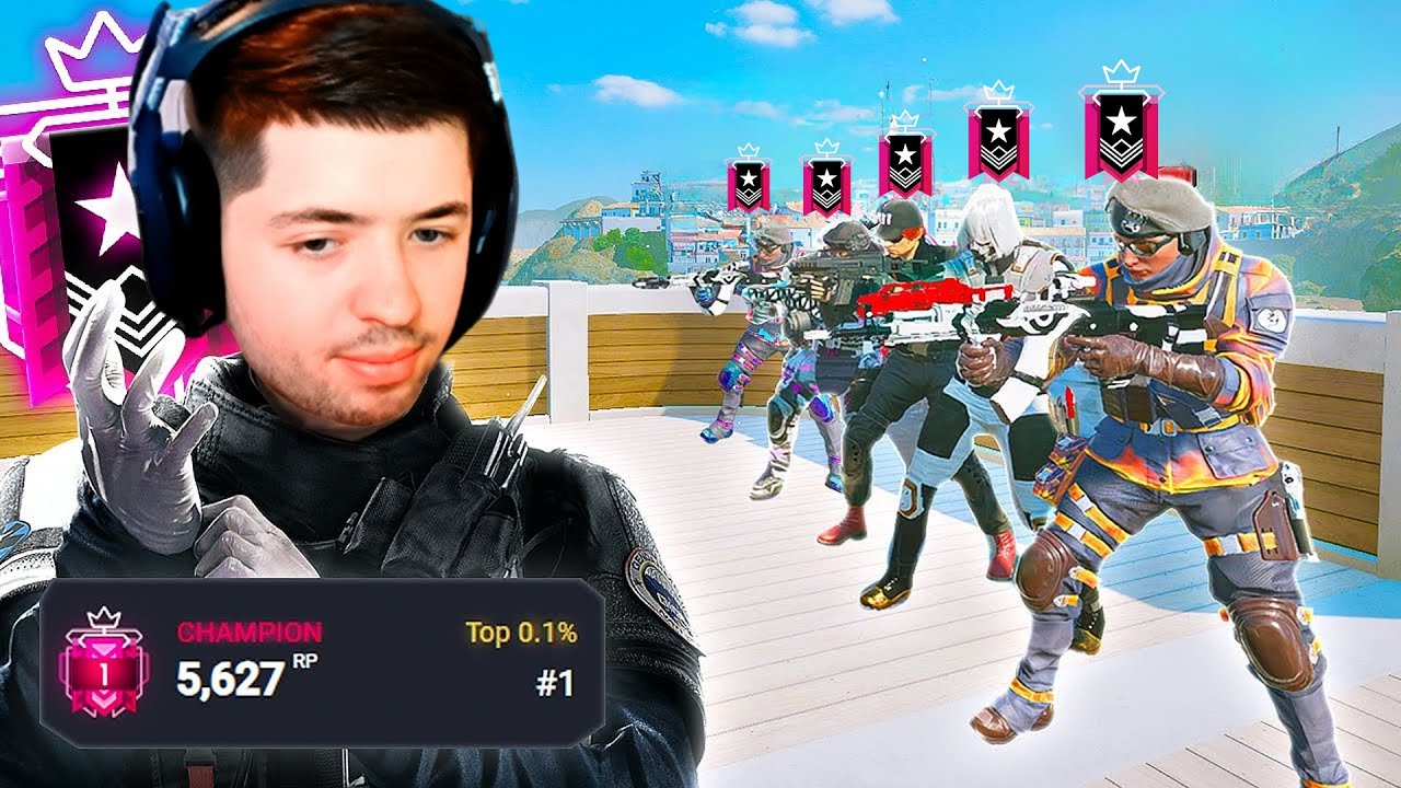 Mingo Shocked Stompn By 1v5ing CHAMPIONS.... (Rainbow Six Siege) - YouTube