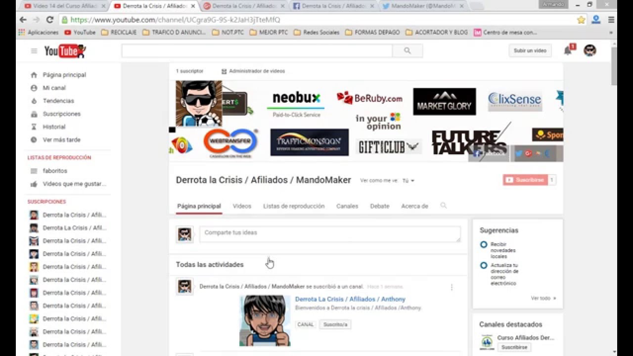 Primer Video del Canal | Afiliado MandoMaker - YouTube