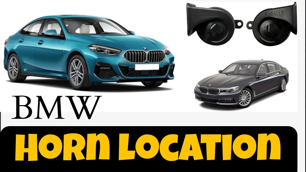 BMW Horn location. - YouTube