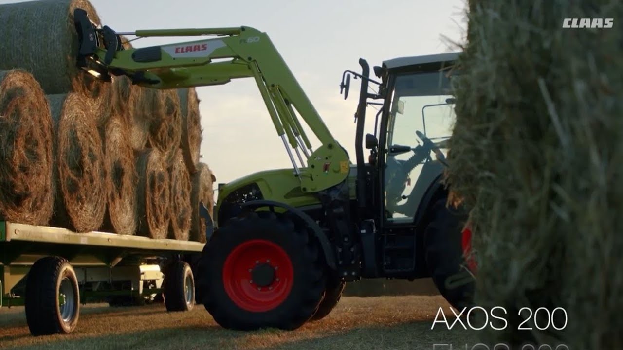 New compact tractors from CLAAS: AXOS 200 & ELIOS 300 / 200. - YouTube