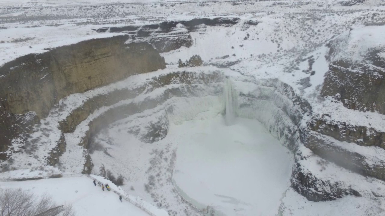 Palouse Falls washington 2017 winter - YouTube