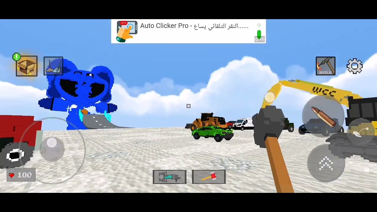 تكسير تمثال Bubba في Take Down Pixel playground mod - YouTube