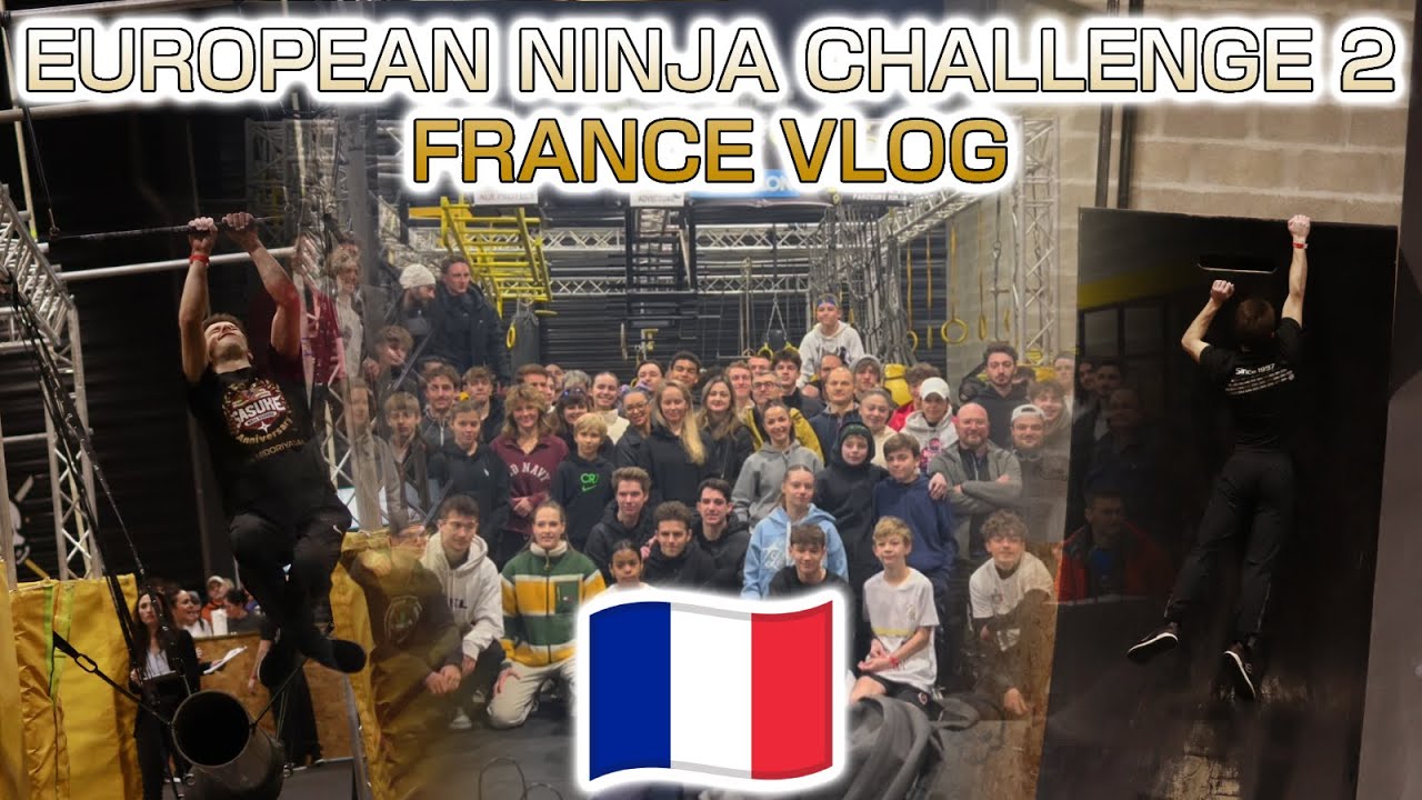 MY FIRST INTERNATIONAL NINJA WARRIOR COMPETITION IN FRANCE 🇫🇷 ...