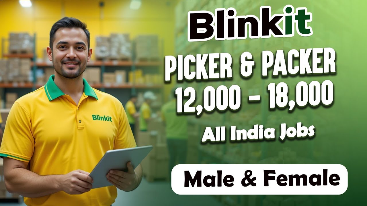 Blinkit Jobs 2025 | Male & Female Work | Salary & Benefits - YouTube