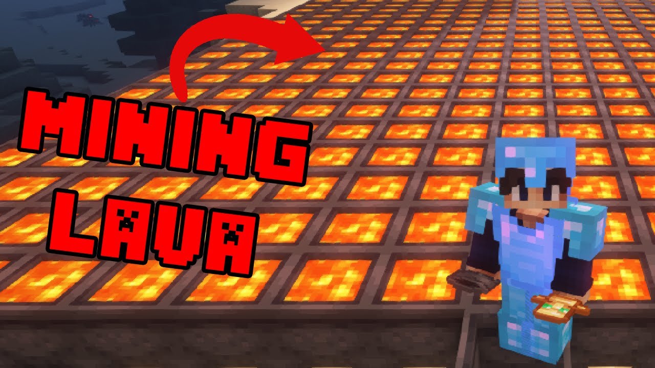 Aku Mining Lava dan dapat item OP di Minecraft - YouTube