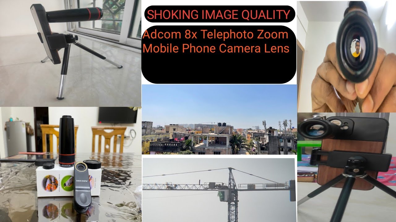 Best Mobile 8x Lens Under 999/- || Adcom 8x Telephoto Zoom Mobile Phone ...