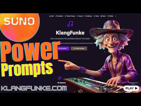 SUNO PROMPT GENERATOR KlangFunke has an UPDATE!! The SUNO POWER PROMPTS!!