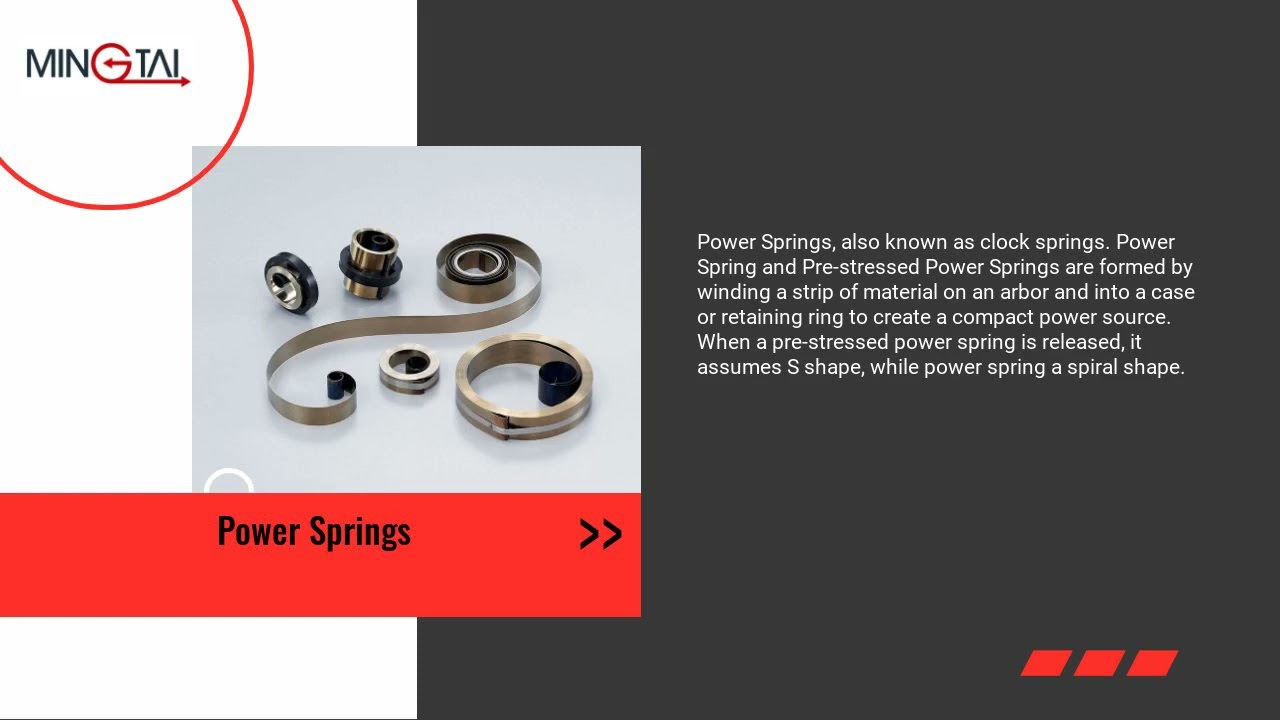 strip springs | MING TAI INDUSTRIAL CO., LTD. | Taiwantrade - YouTube