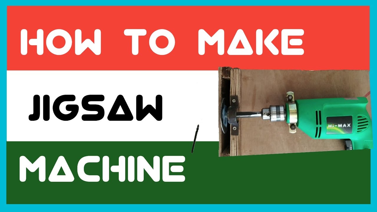 how to make jig saw using drill machine | how to make jigsaw machine at ...