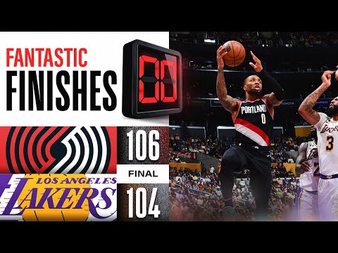 Final 2:14 WILD ENDING Trail Blazers vs Lakers 🔥🤯
