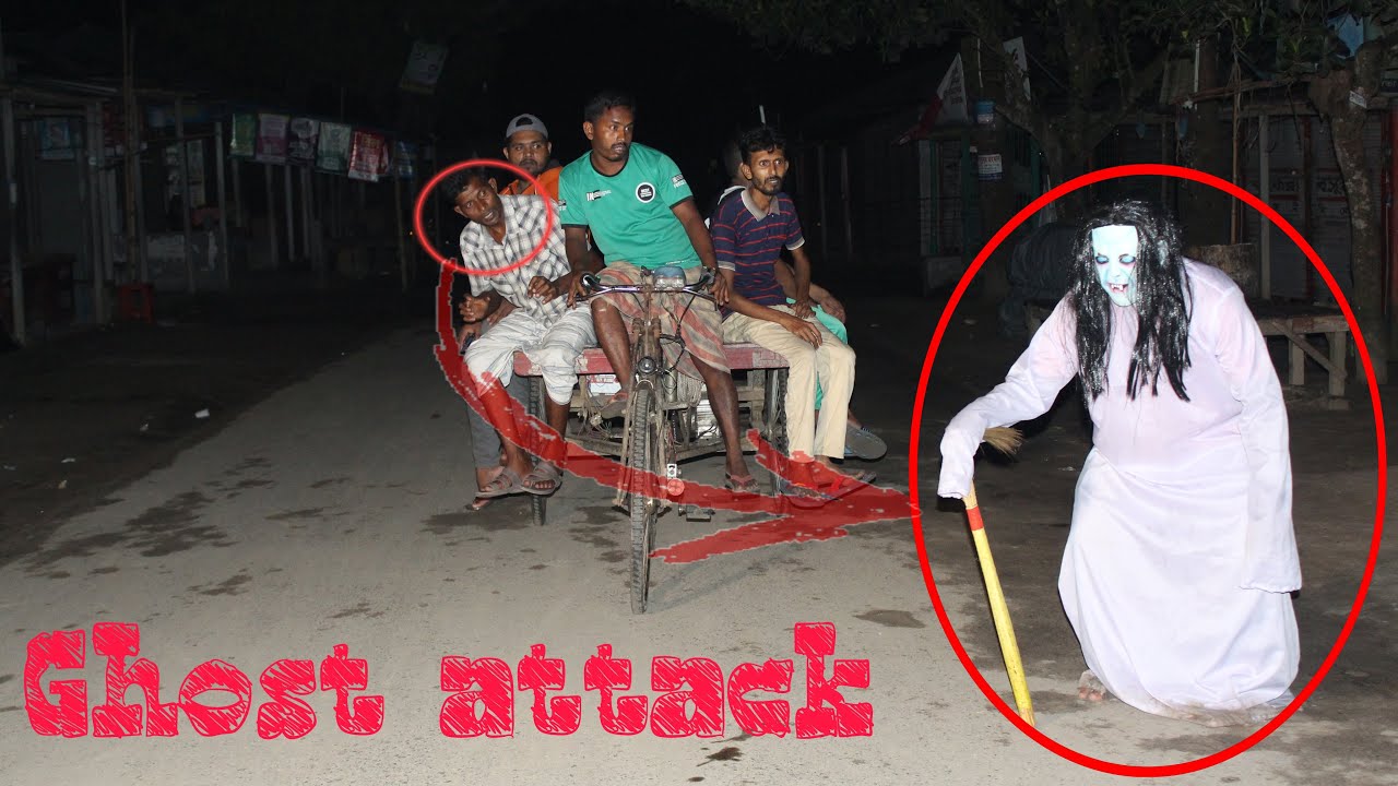 Viral Ghost ATTACK prank || Horror Prank public reaction 2022 || By BD Ghost Network - YouTube