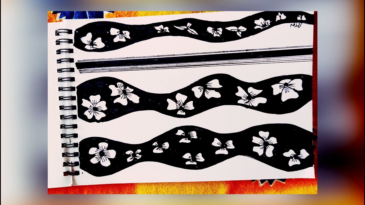 Most satisfying and and drawing pattern / how to draw zentangle art ...