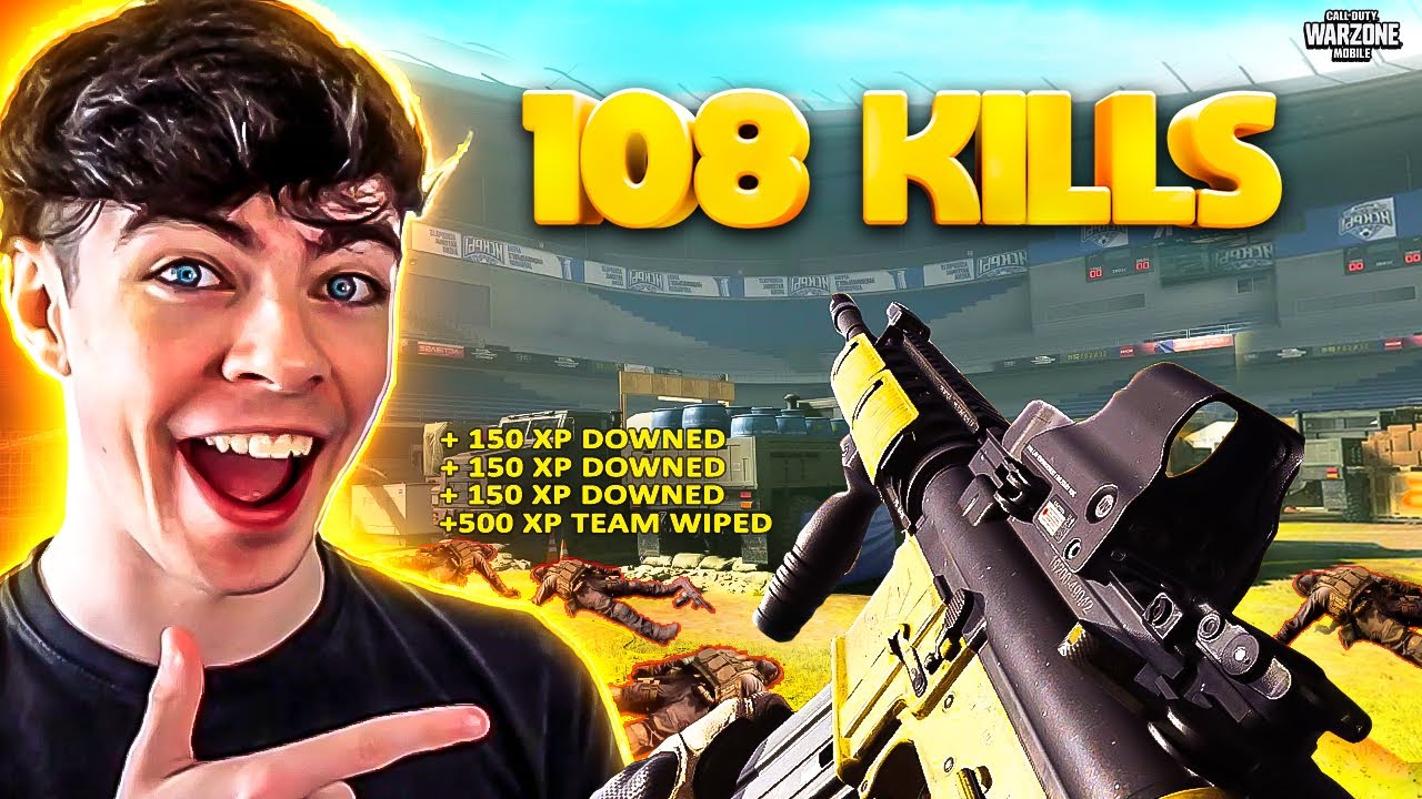 I FINALLY PLAYED WARZONE MOBILE... (world record kills) - YouTube