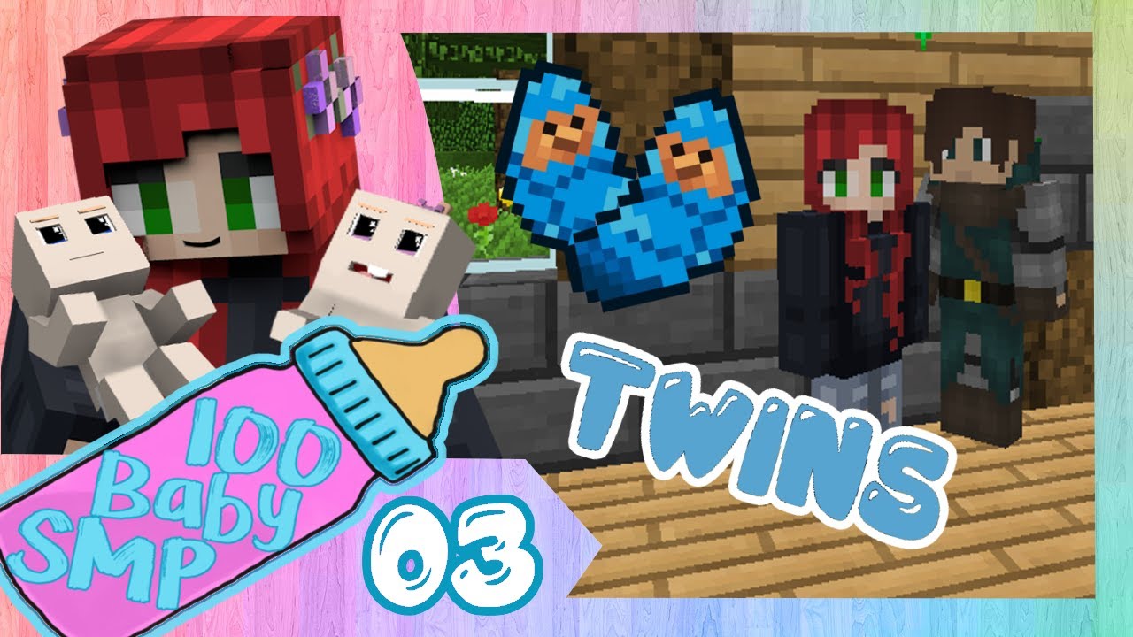 Minecraft: 100 Baby SMP - Episode 3 - Getting Engaged & TWINS!!! - YouTube