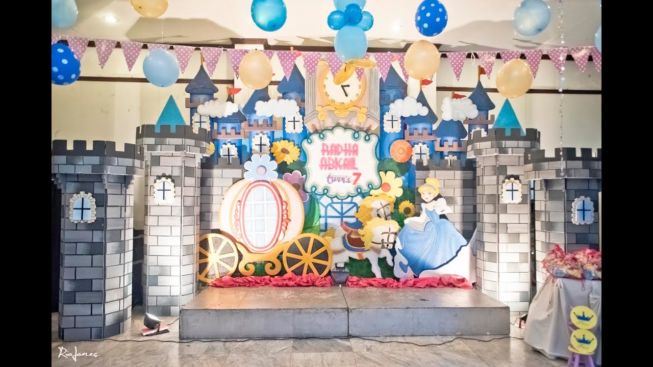 Radha Abigail's Cinderella 7th Birthday - YouTube