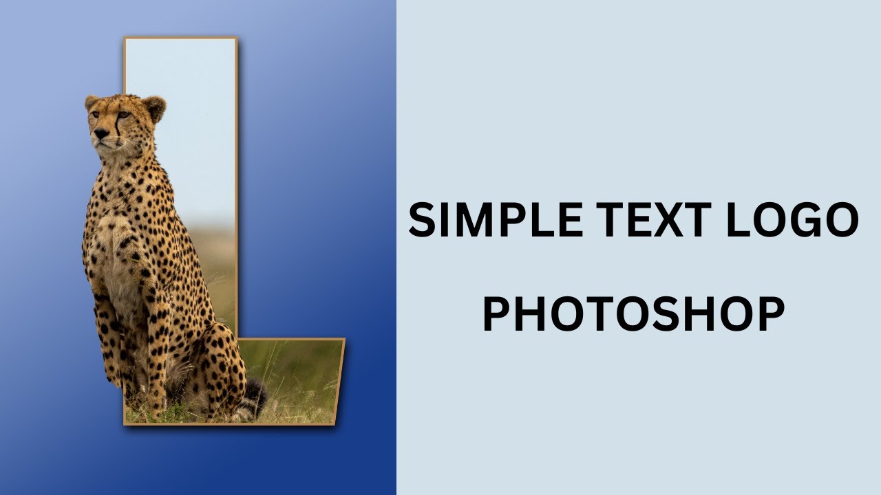 Text Logo in Photoshop - TechTown Info - YouTube