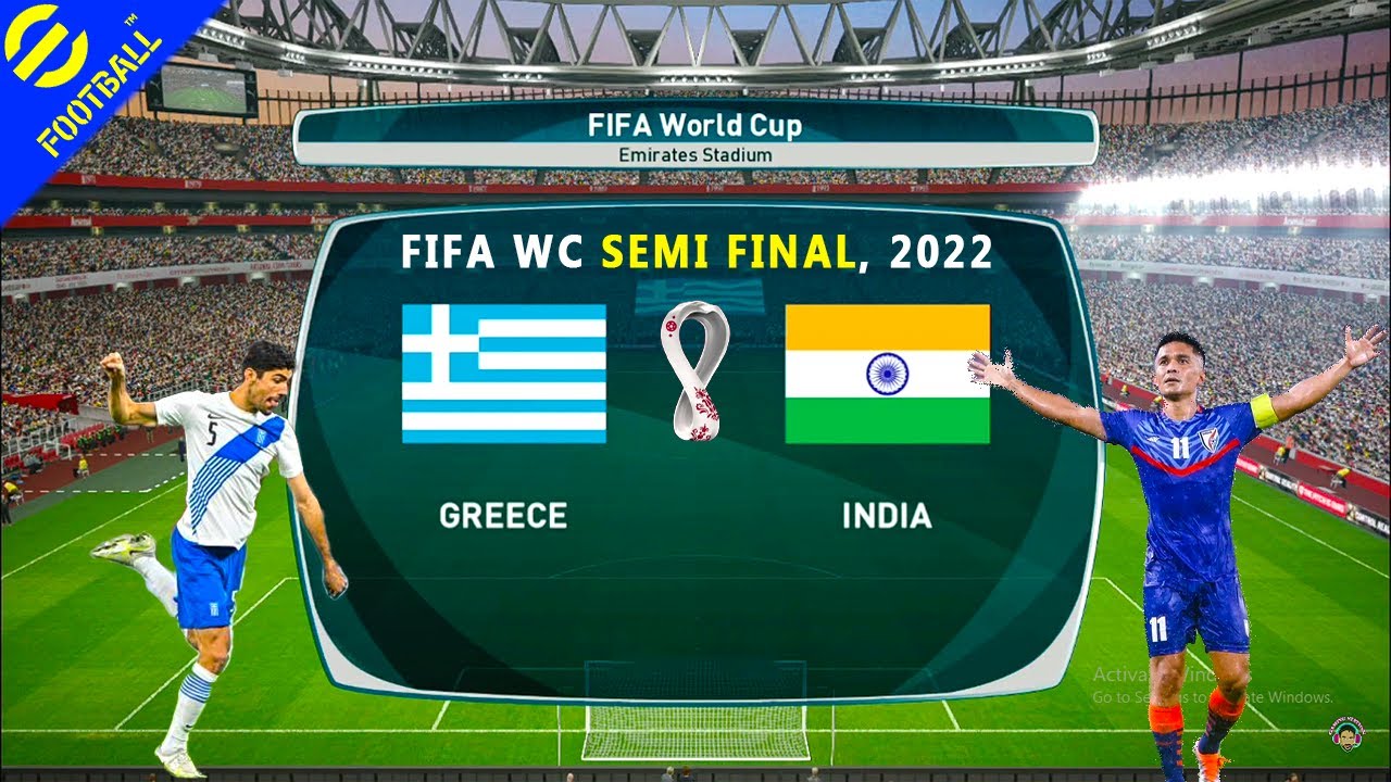 India vs Greece: FIFA World Cup Semi Final - PES Gameplay [60FPS] - YouTube