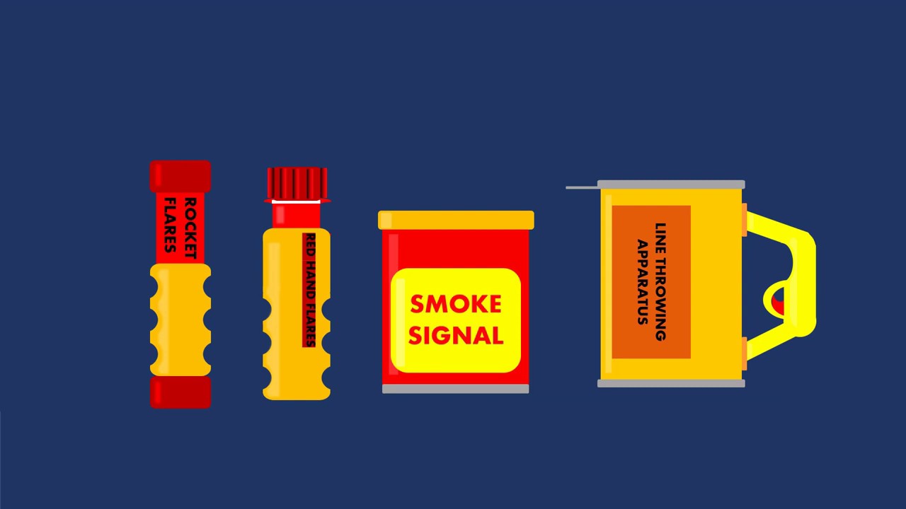 Emergency signals at sea - YouTube