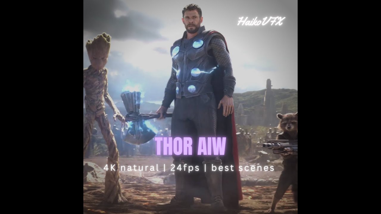 100x SCENEPACK | Thor - Avengers Infinity War scenepack (4K 24fps) #scenepack #thor #avengers ...
