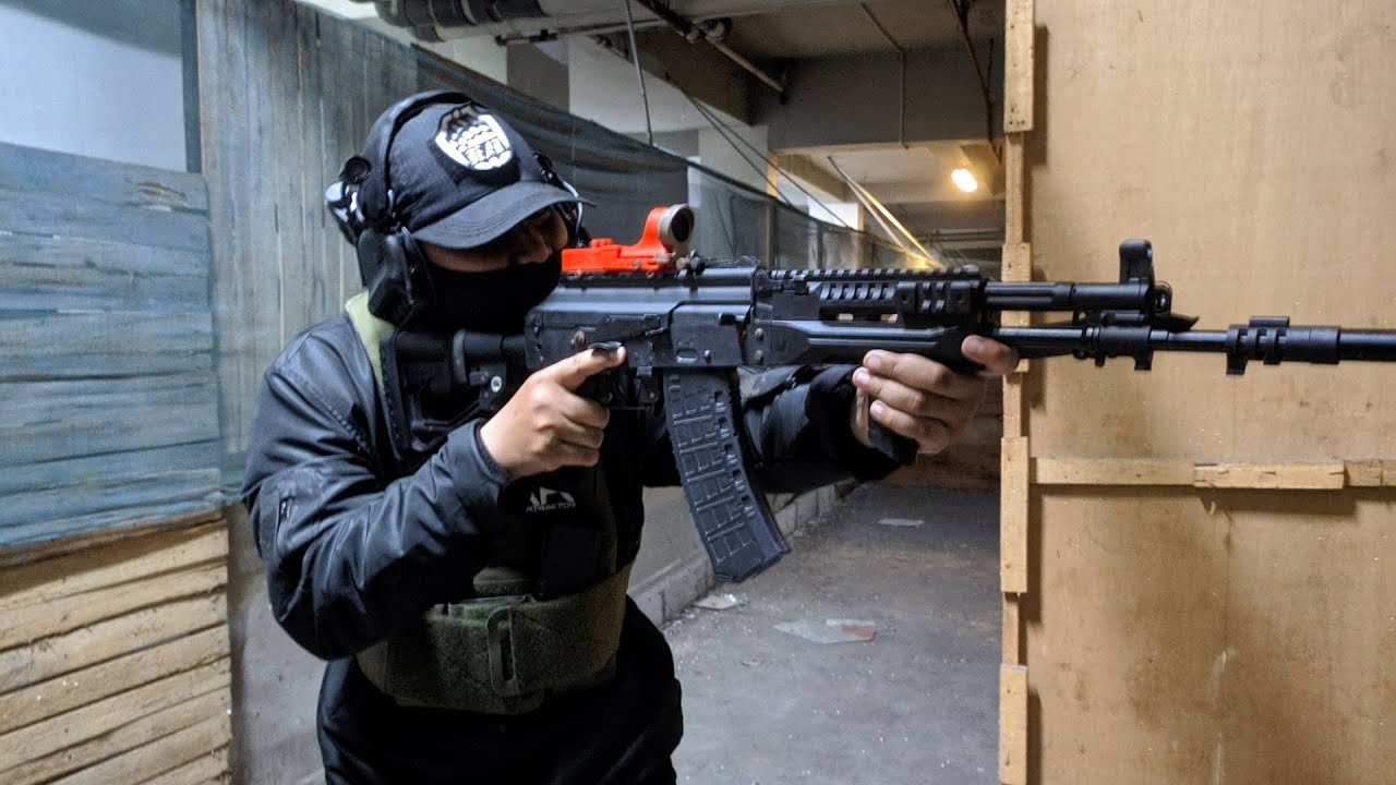 STS AK-12 GAMEPLAY Water Gel Blaster Indonesia #4 At Jitu Arena Solo ...