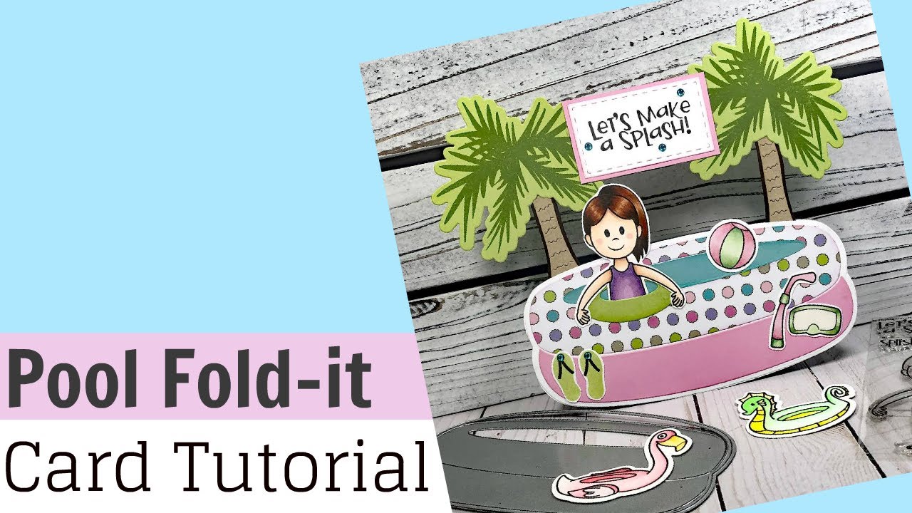Pool Fold It | Card Tutorial | The Stamps of Life - YouTube