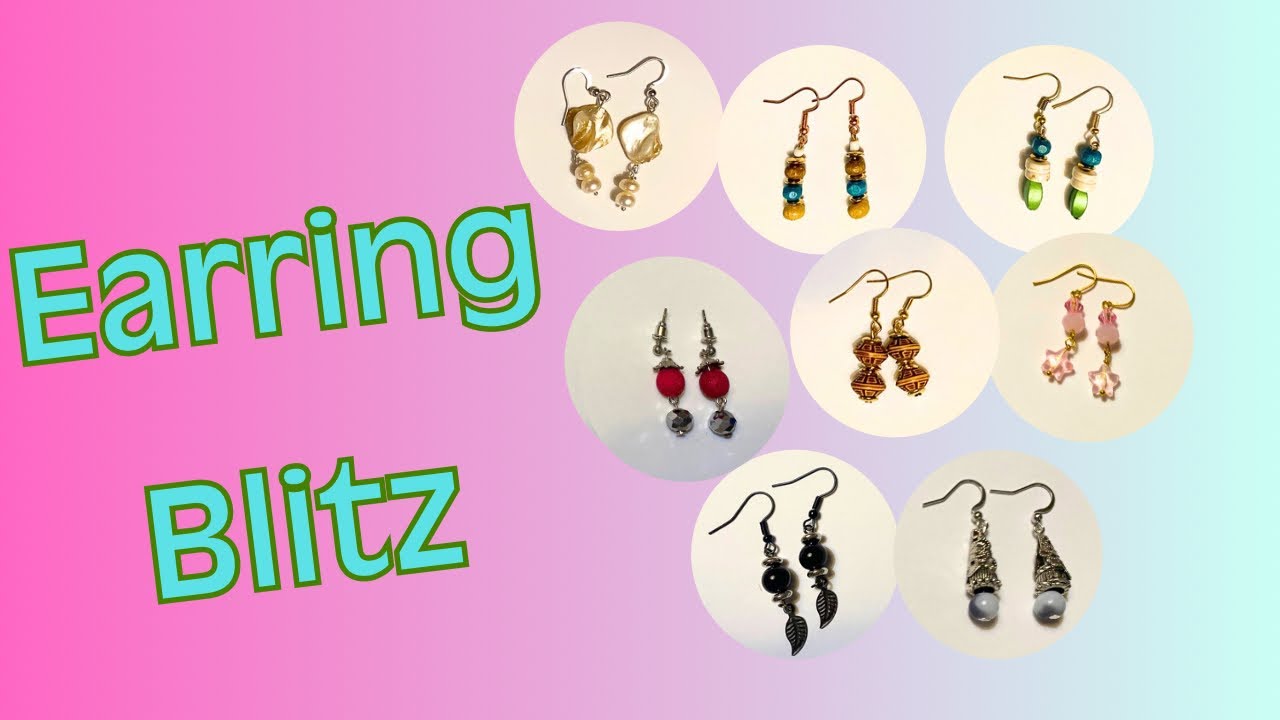 8 Easy Earring DIY: Trendy Earring Blitz - YouTube