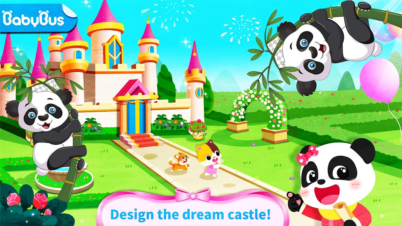 Little Panda's Dream Castle l Babybus l kids game l Little panda ...